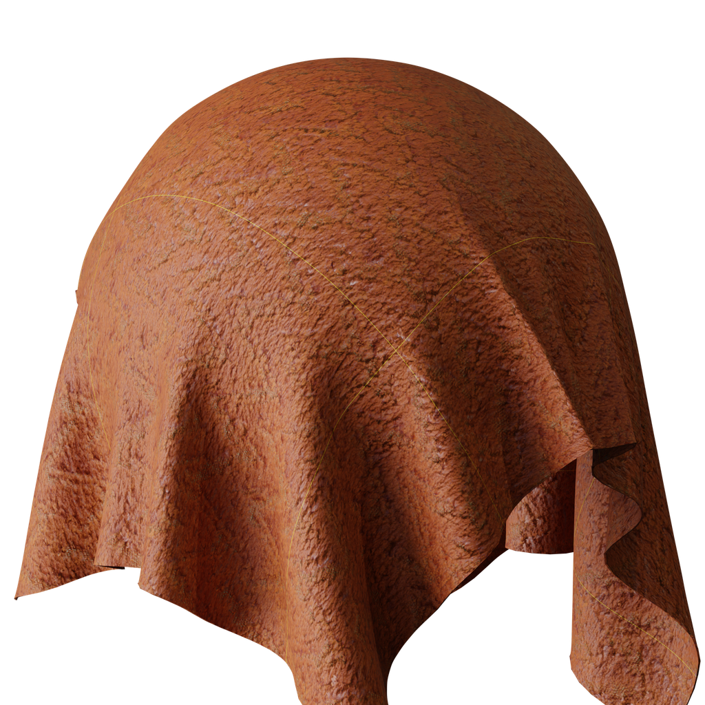 Graphical Orange Chenille | FREE Chenille Fabric 3D Materials materials ...