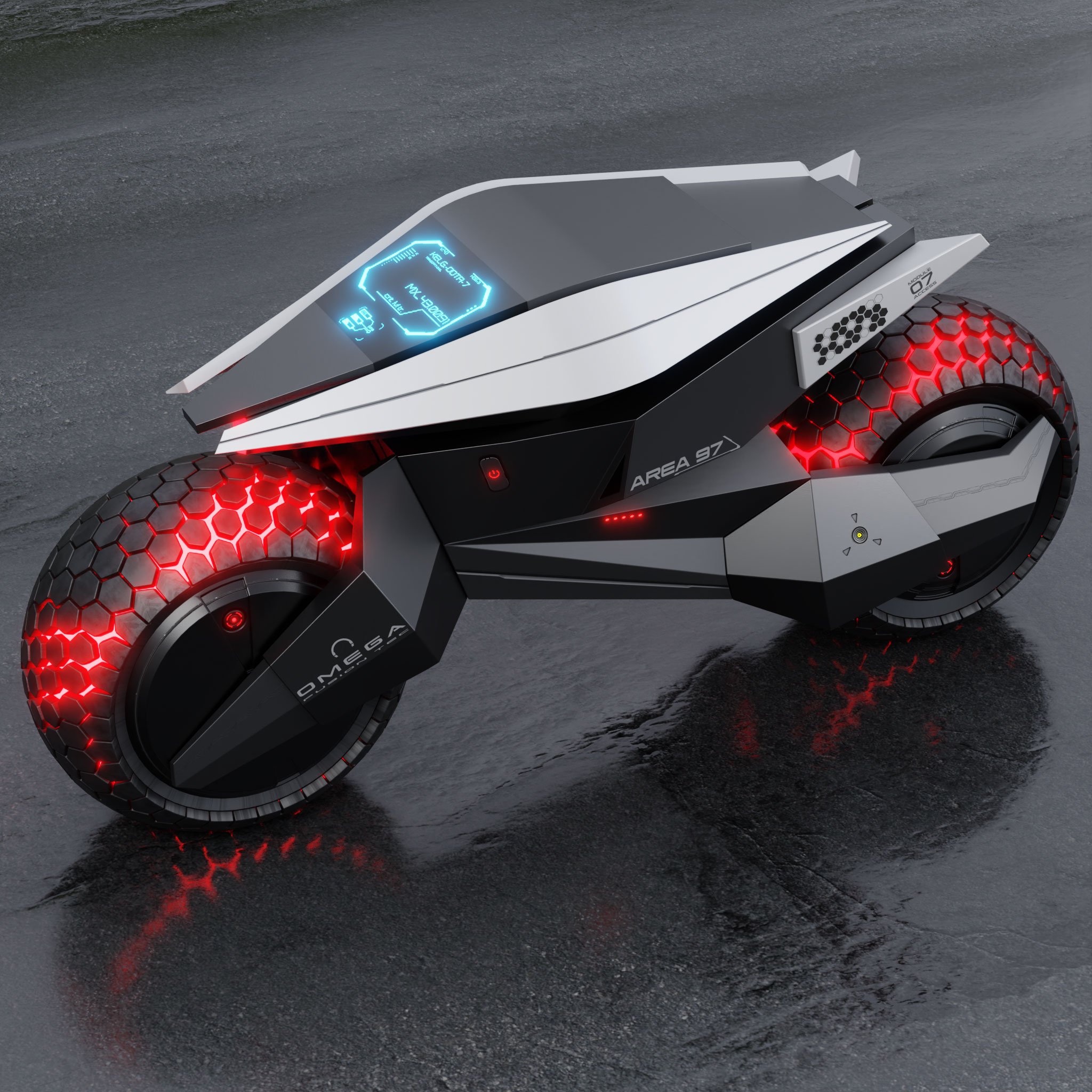 Motorcycle Robot | Race Motocycles 3D Models models | BlenderKit