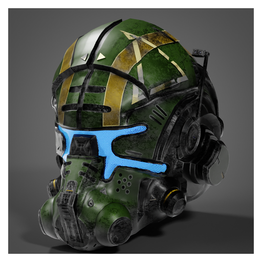 BlenderKit | Download the FREE Titanfall 2 Jack Cooper Helmet model