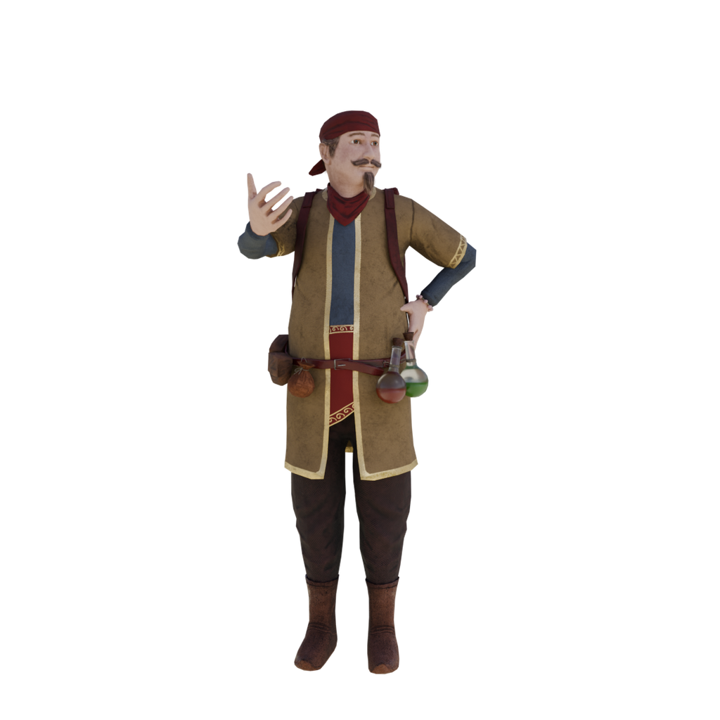 Medieval Character | Men models | BlenderKit