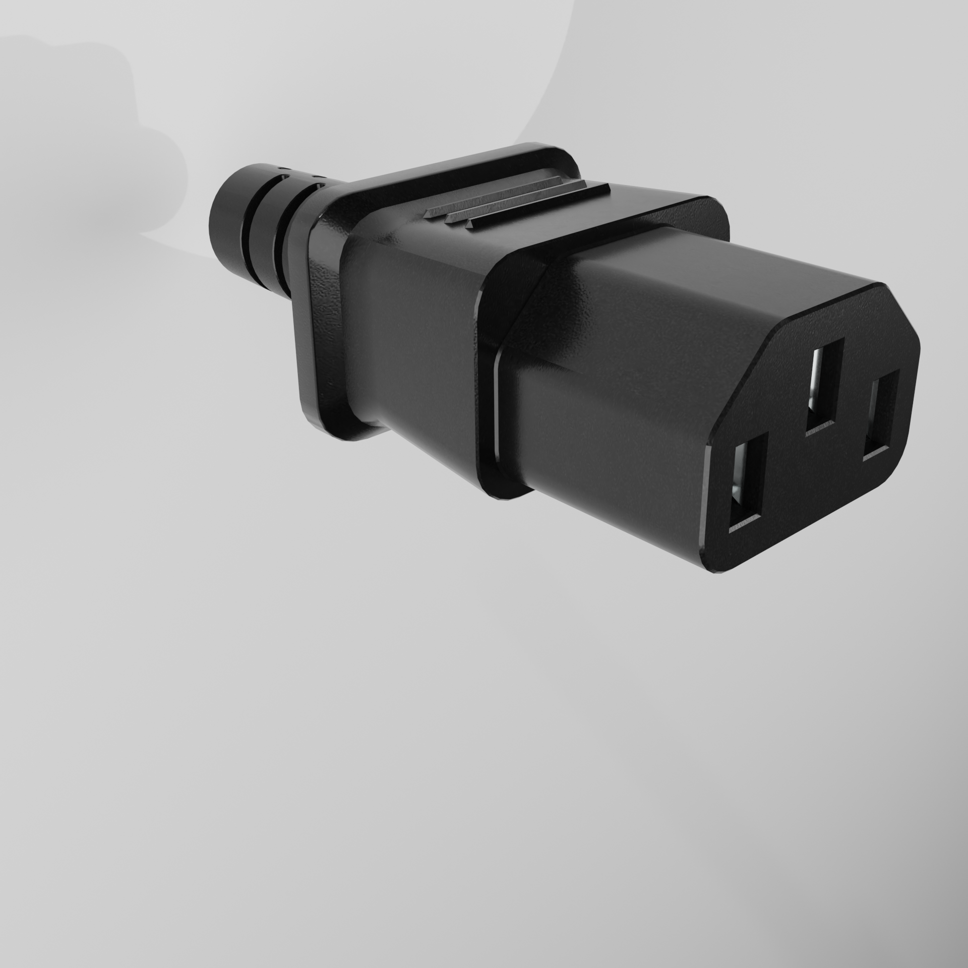 IEC connector type C14 - rear strain relief | FREE Miscellaneous models ...