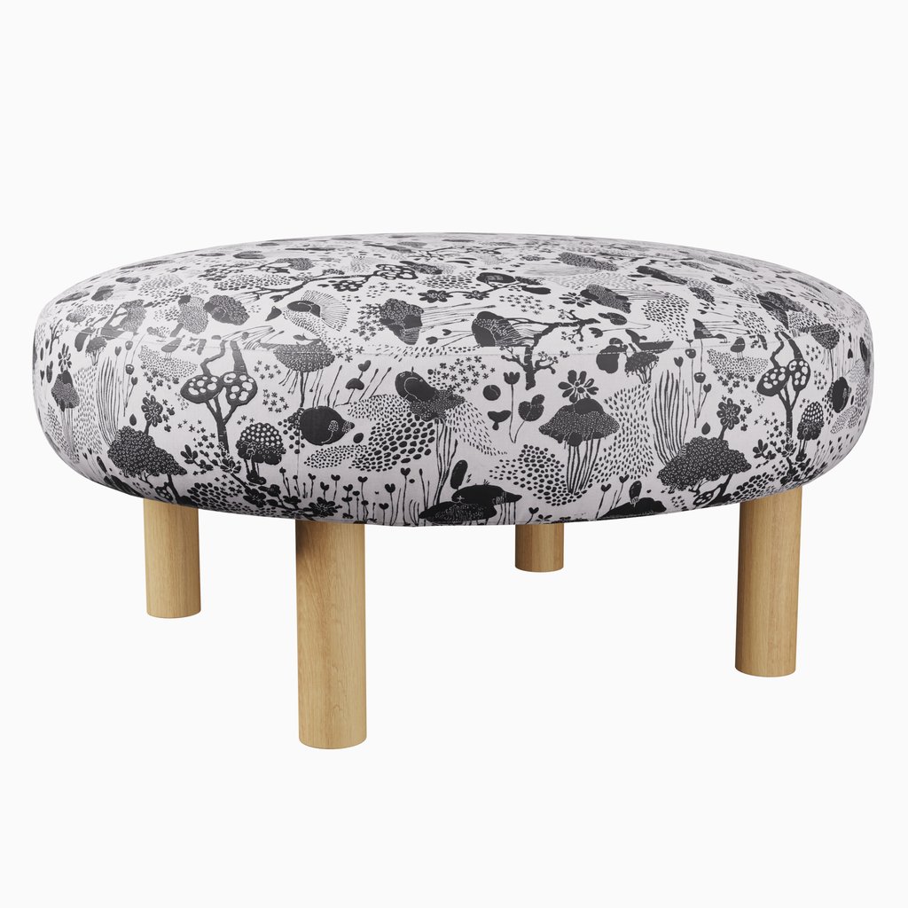 IKEA STOCKHOLM Pouffe | Poufs models | BlenderKit
