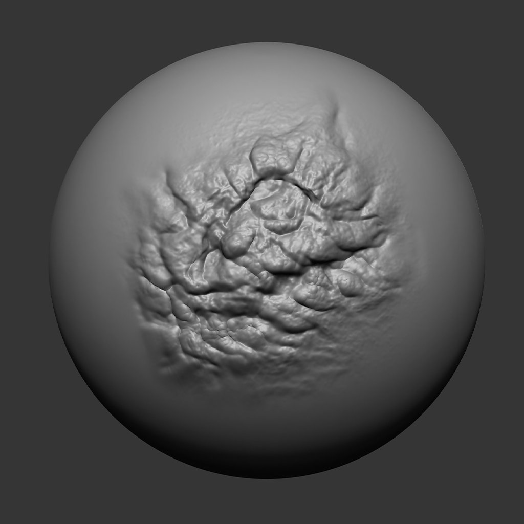 NS Zombie rotten flesh mass | misc brushes | BlenderKit