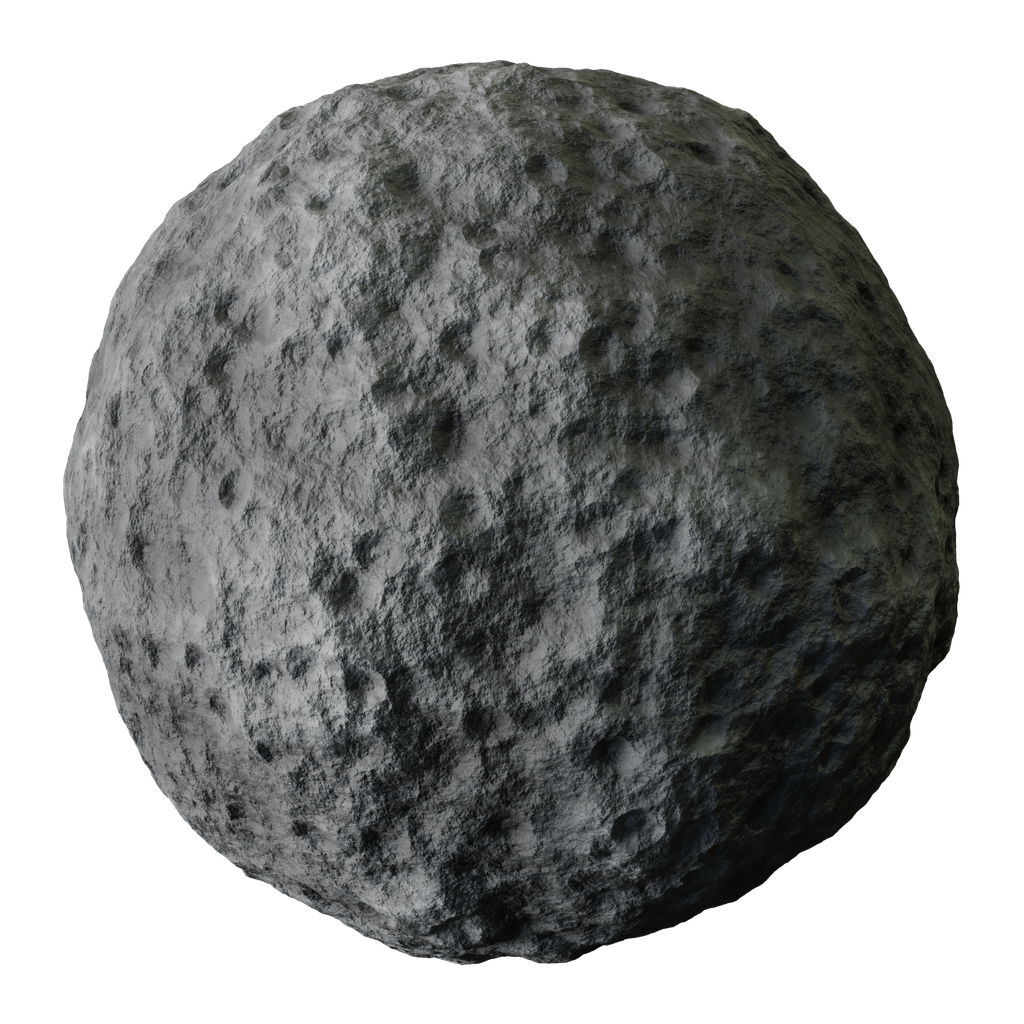 Procedural Asteroid Material | FREE stone materials | BlenderKit