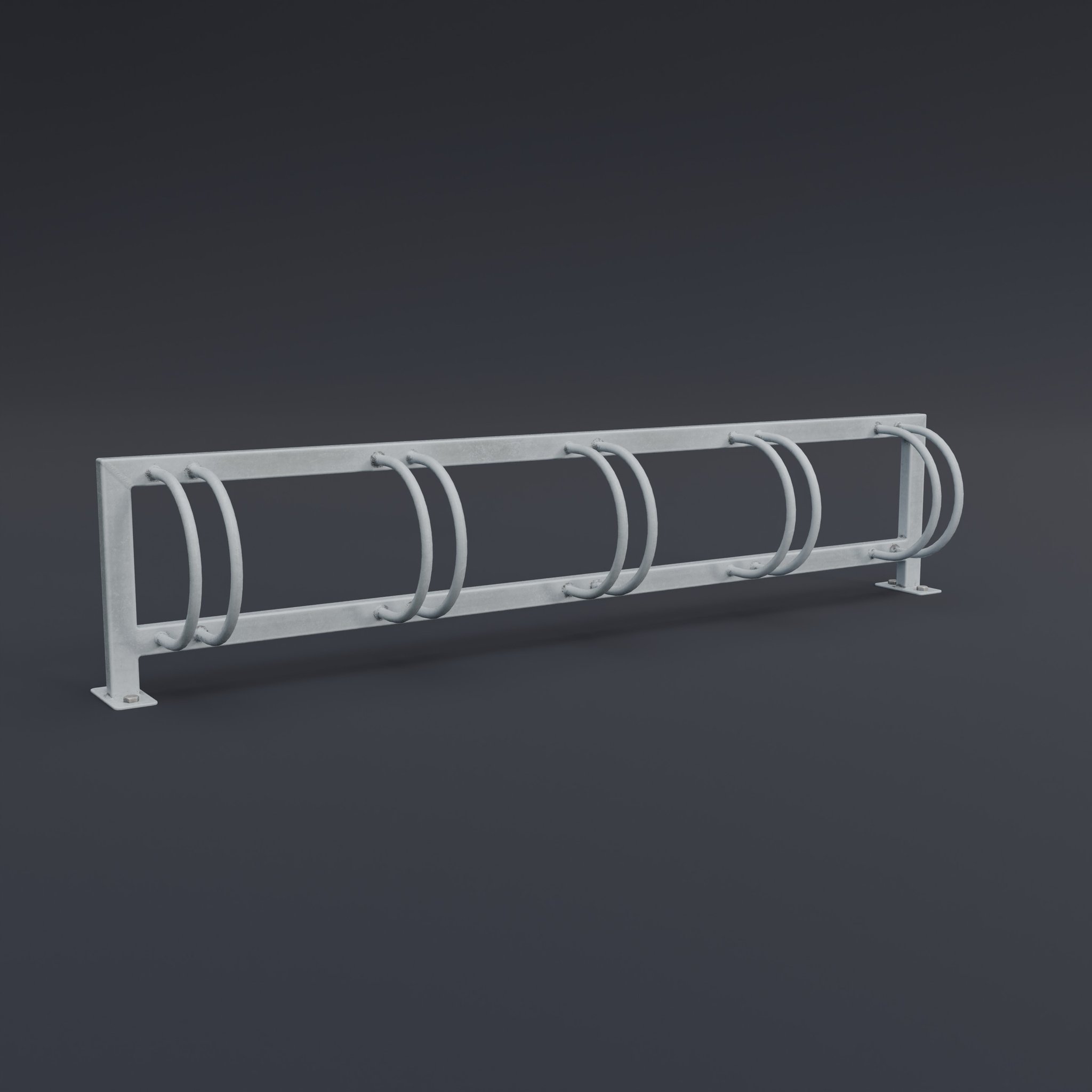 Bike Rack | Urban Environment models | BlenderKit