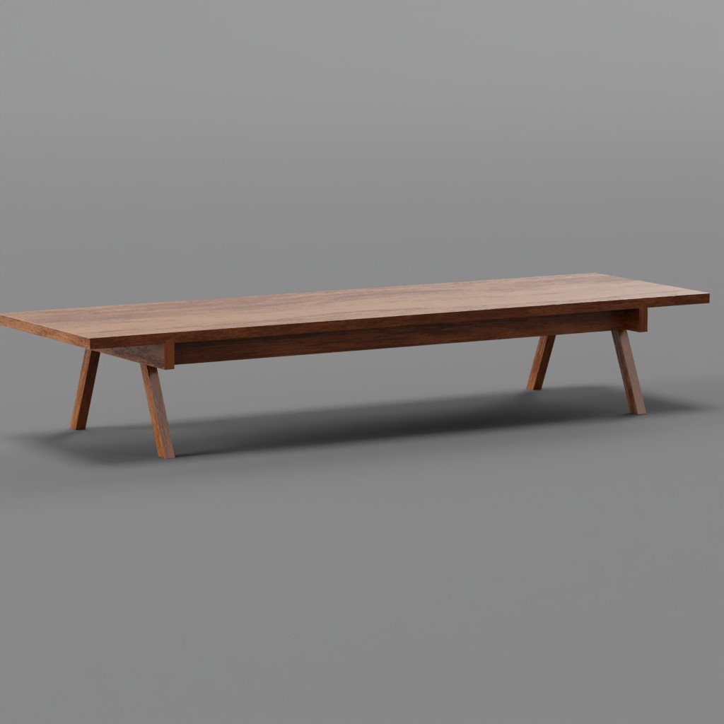 Coffee table cafe | Tables models | BlenderKit