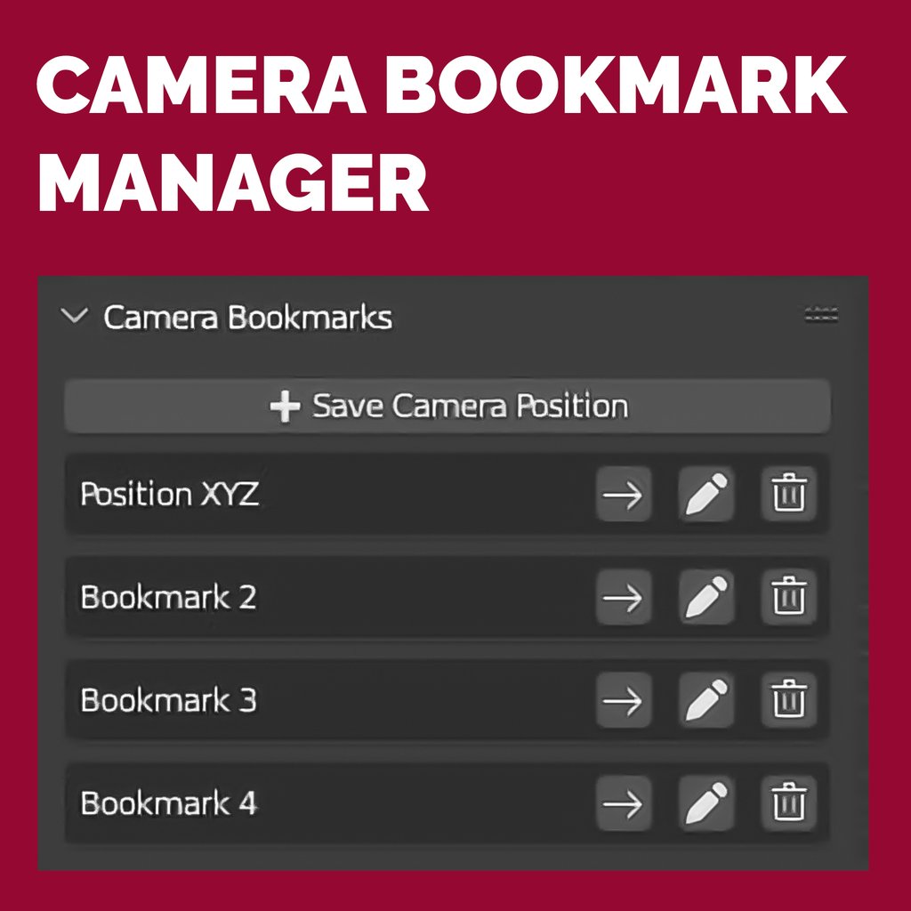 Camera bookmark manager | BlenderKit