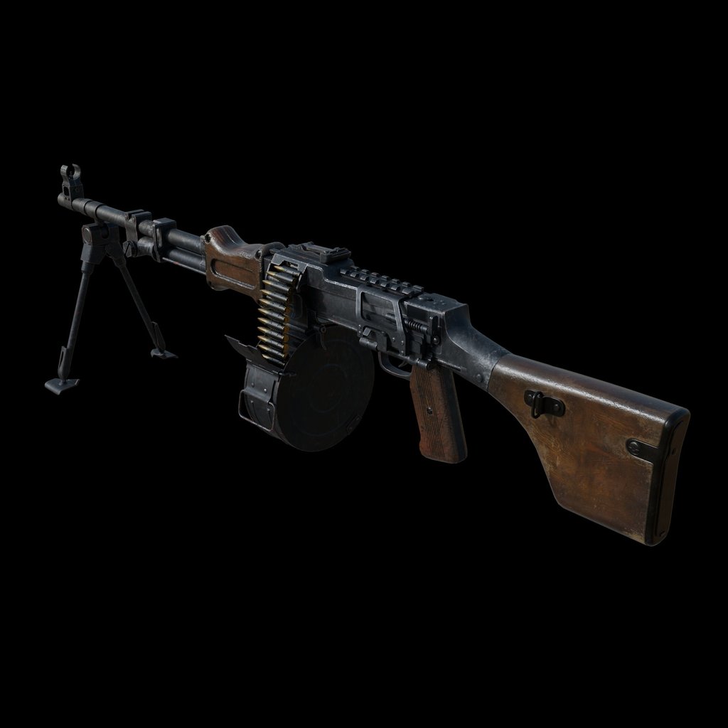 Rpk Gun | Modern Weapons models | BlenderKit