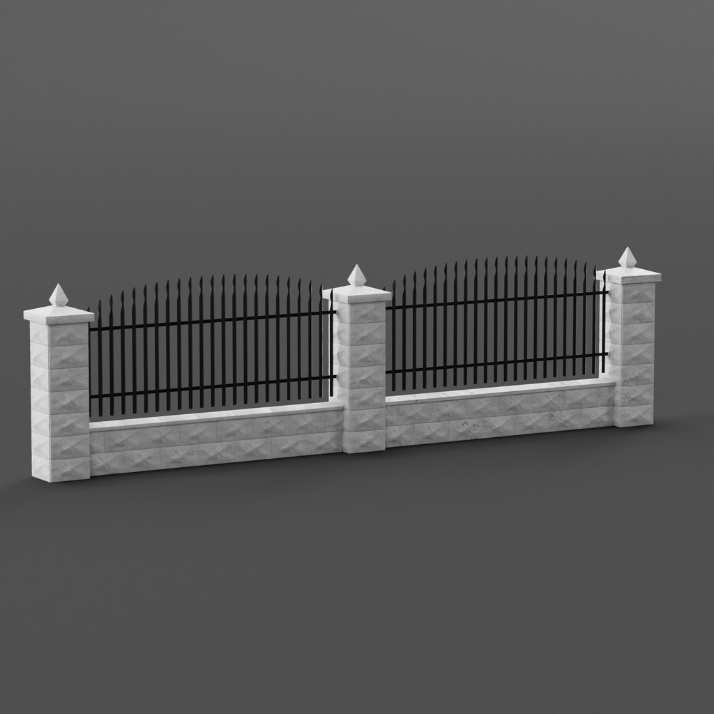 Fence | FREE Fences models | BlenderKit