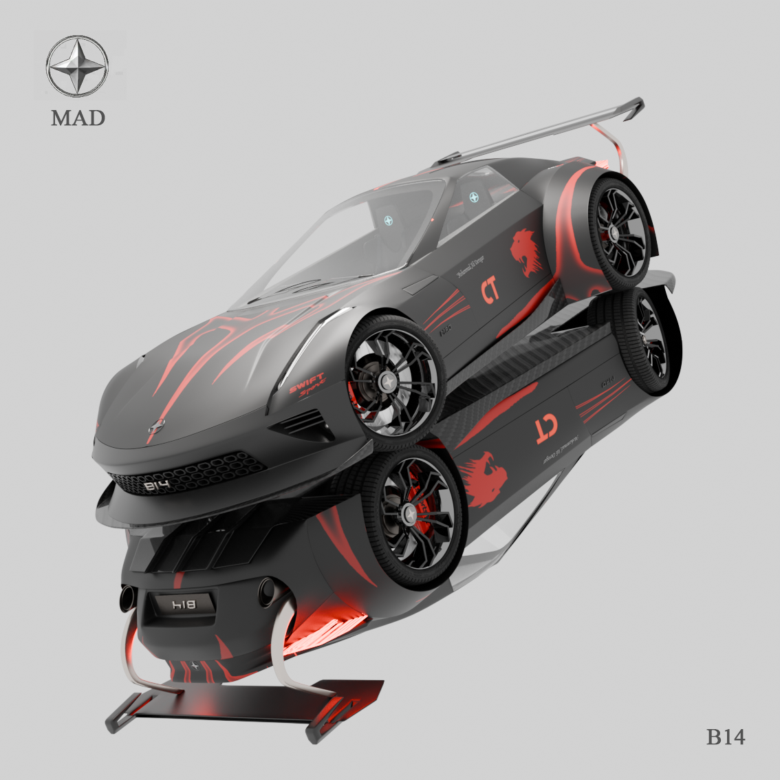 B14 sport car | FREE Luxury Cars models | BlenderKit