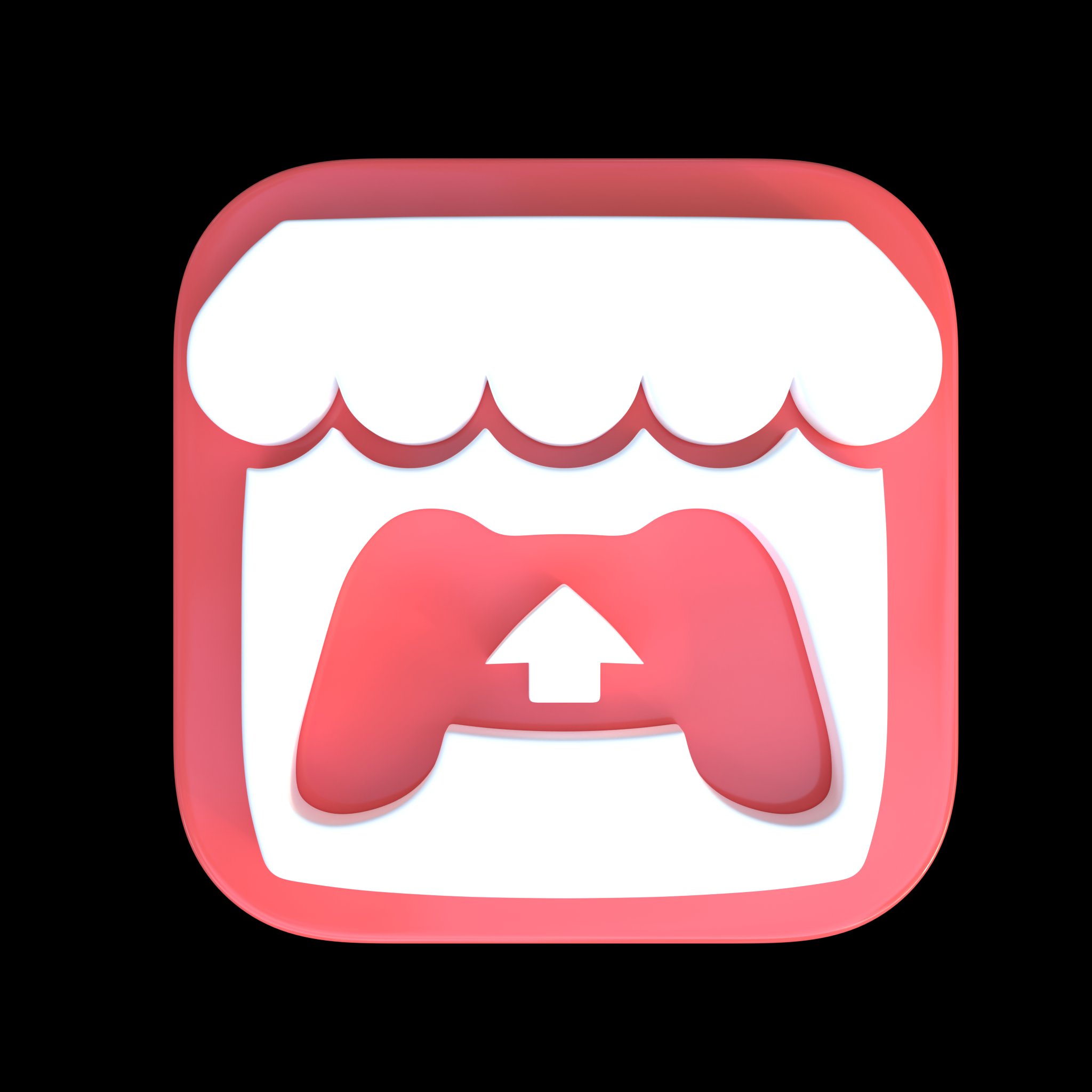 Logo Itch.io | FREE Signs models | BlenderKit