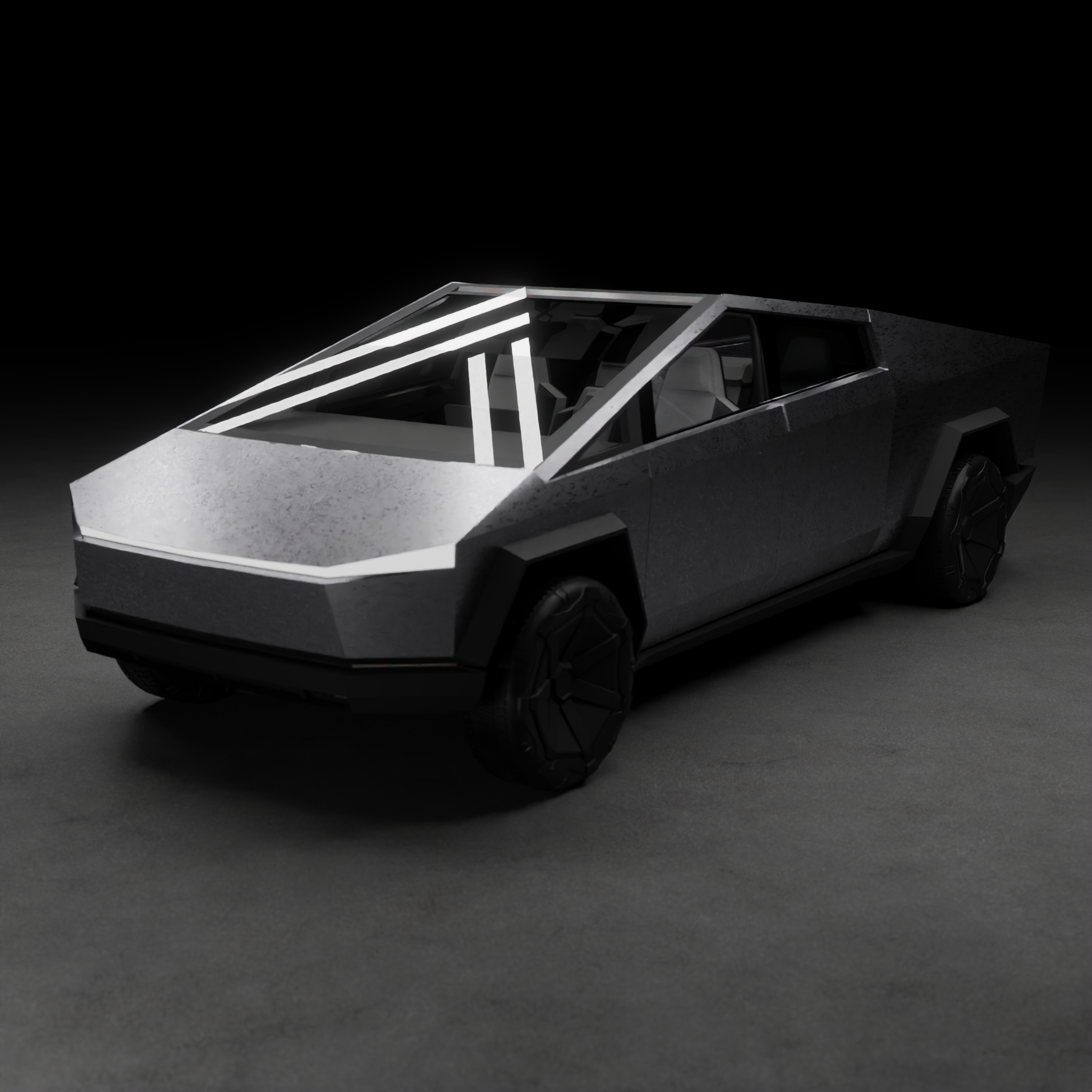 Tesla Cybertruck | 3D Luxury / Supercar models | BlenderKit