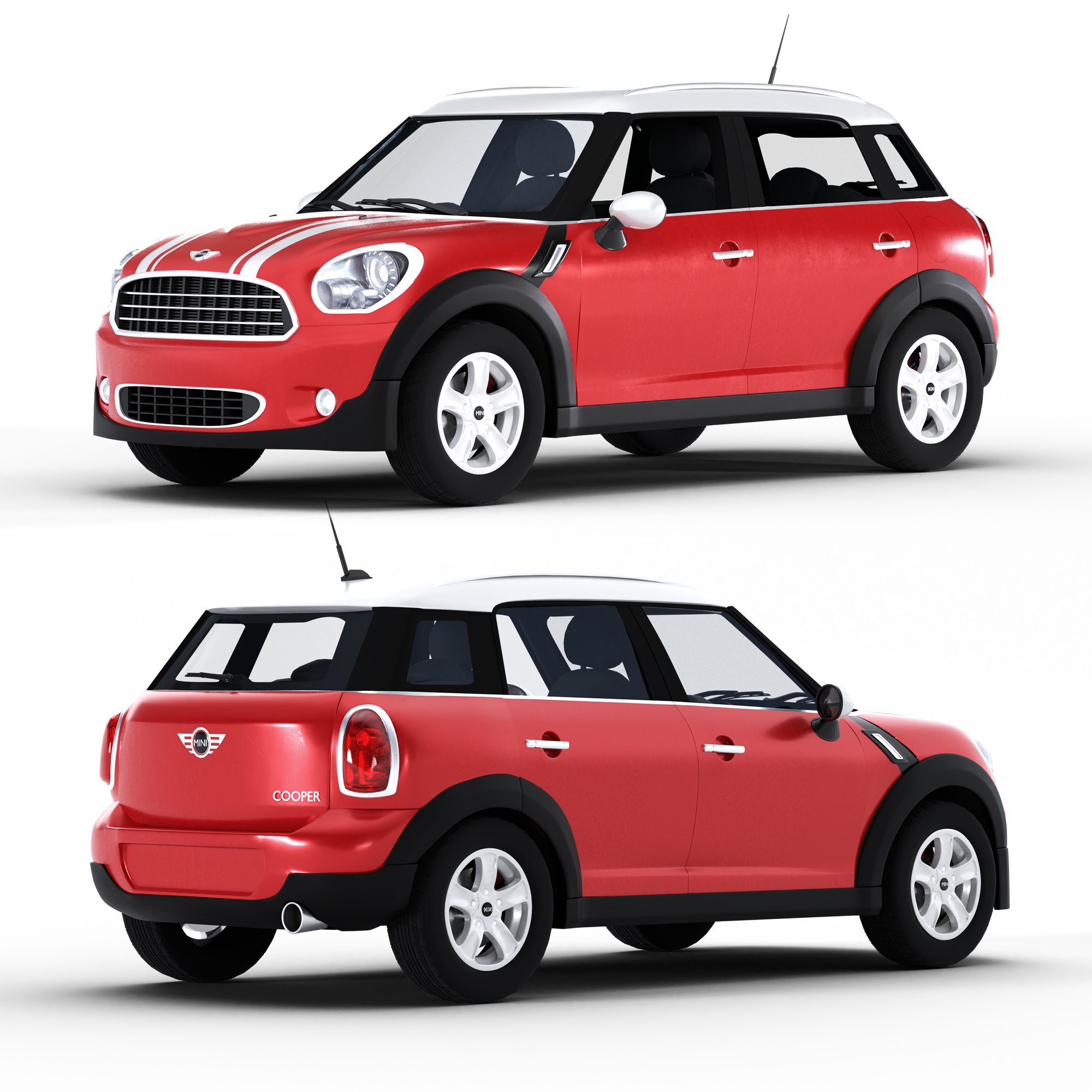 Mni Cooper car | Modern Cars models | BlenderKit