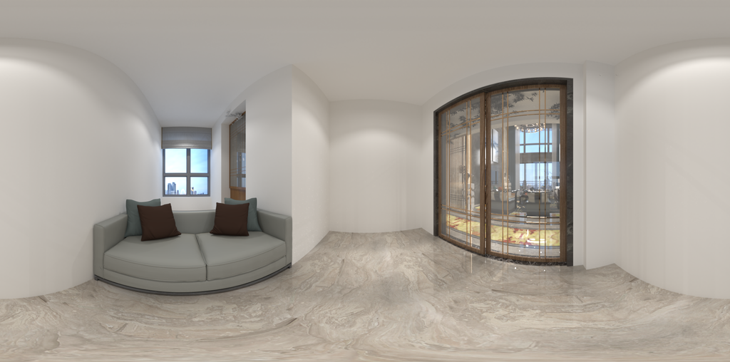 Sofa room | FREE Interiors HDRis | BlenderKit