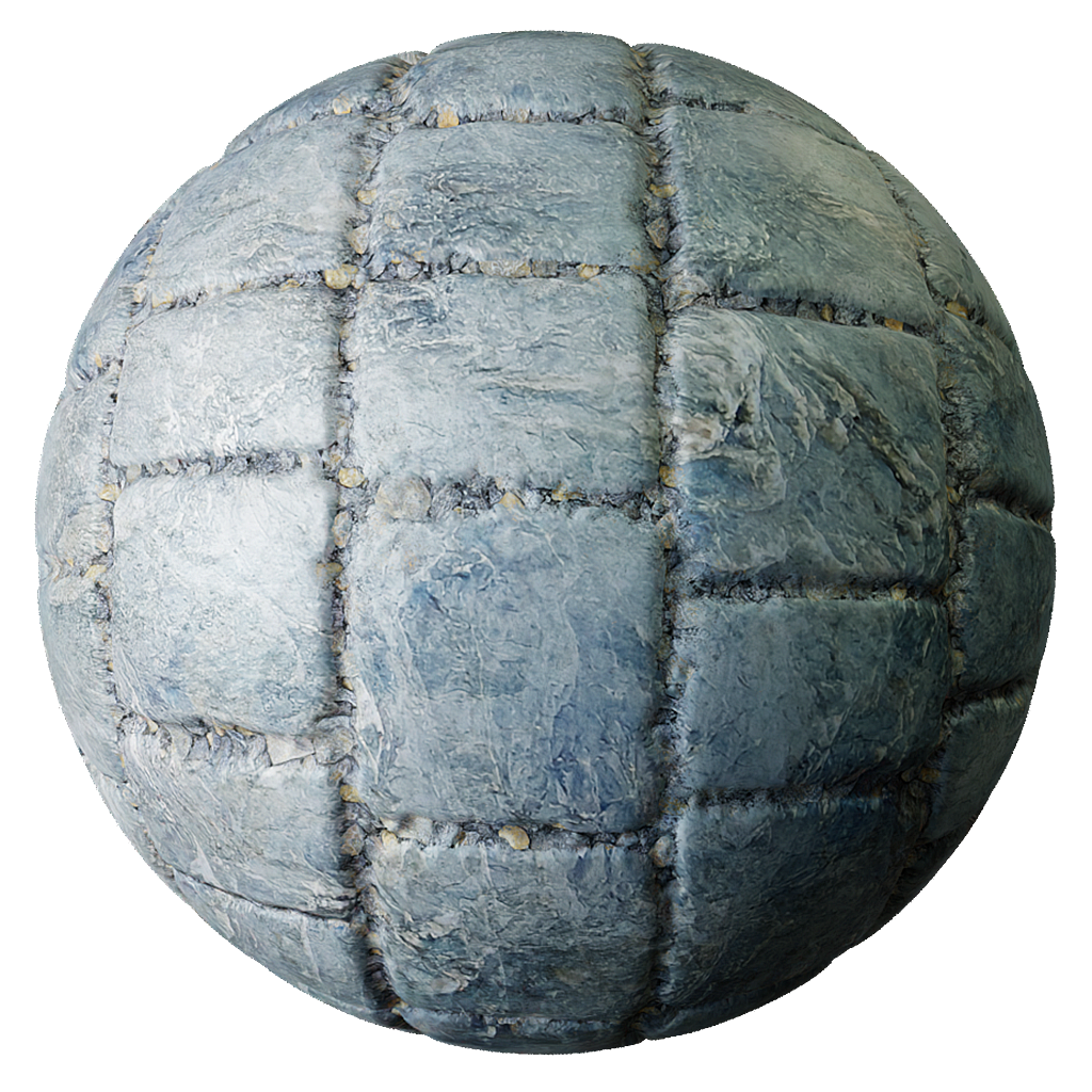 Cobble Paving Blue | FREE floor materials | BlenderKit
