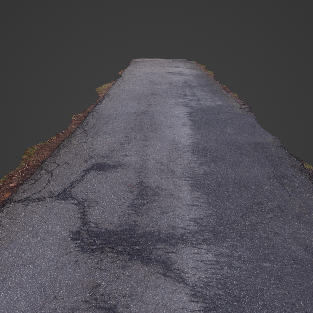 Concrete Path in Park | Environment Elements models | BlenderKit