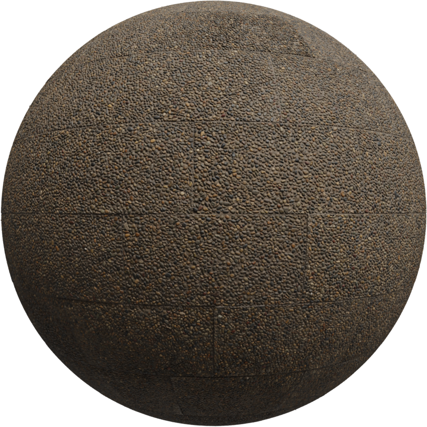 Pebble Embedded Pavement | FREE concrete materials | BlenderKit