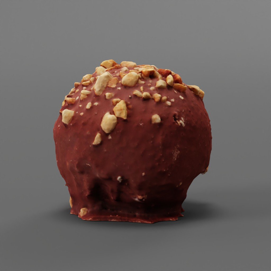 Peanut Truffle | FREE Sweets / Desserts models | BlenderKit