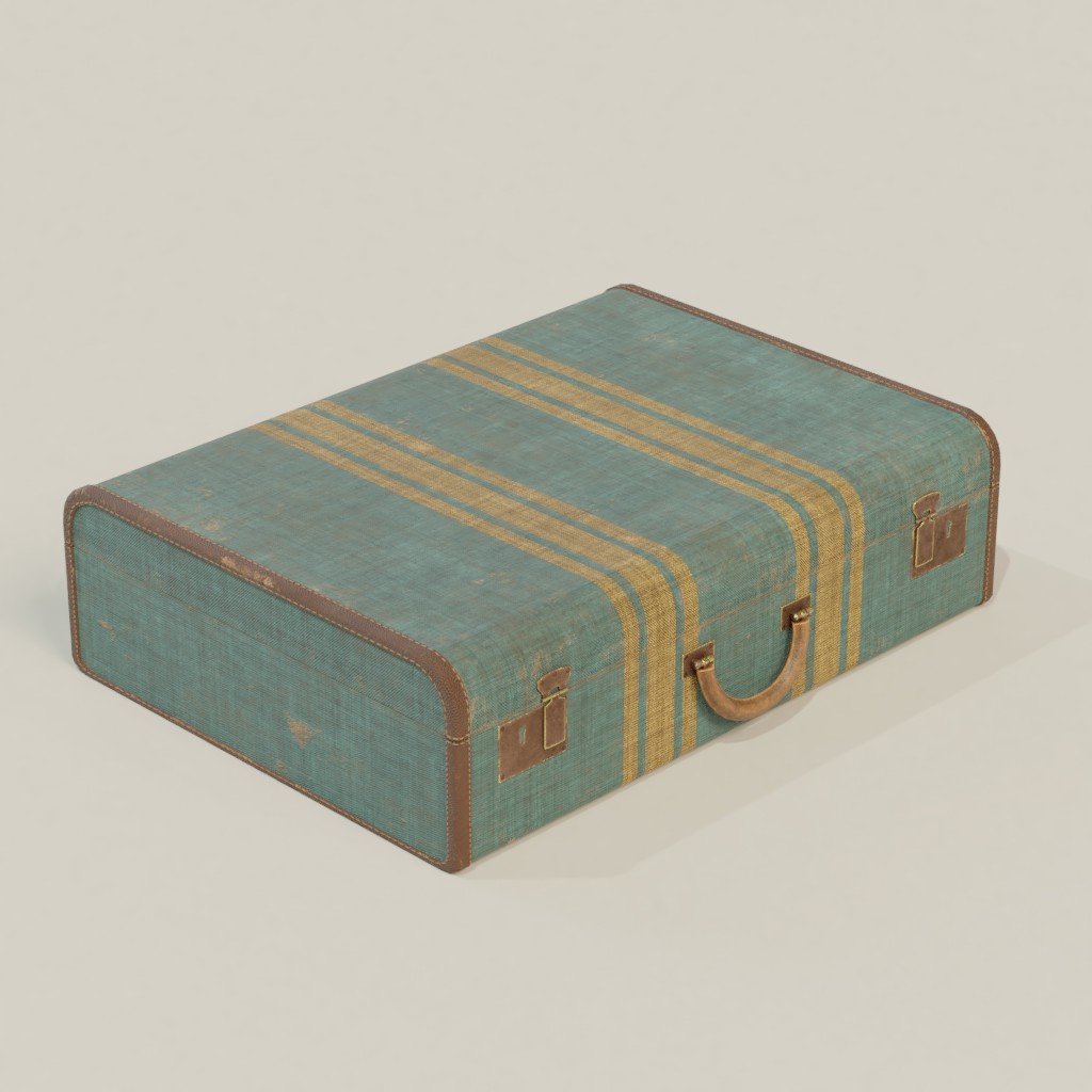 Rolling Luggage | 3D Bag / Suitcase models | BlenderKit
