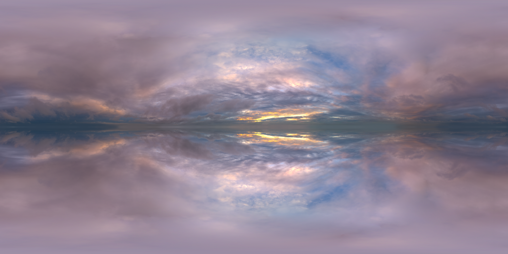 Infinite Sky HDR - Cloudy Sunset | Nature HDRis | BlenderKit