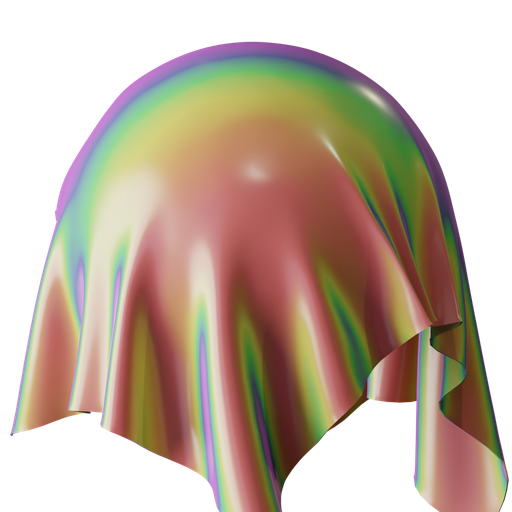BlenderKit | Download the FREE Procedural Iridescent Material material