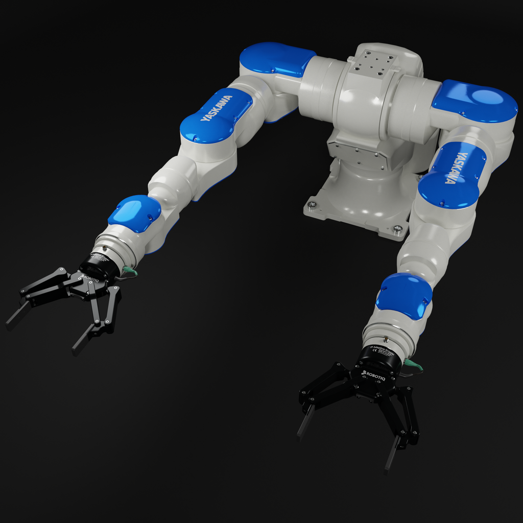 Two-arm industrial robot Yaskawa-MOTOMAN SDA20F | FREE Robotics models | BlenderKit