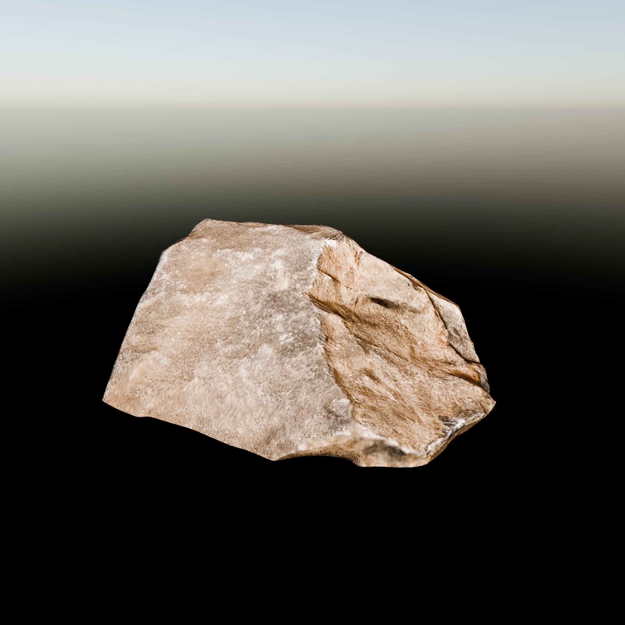 Small Flat Stone 2 | FREE Environment Elements models | BlenderKit