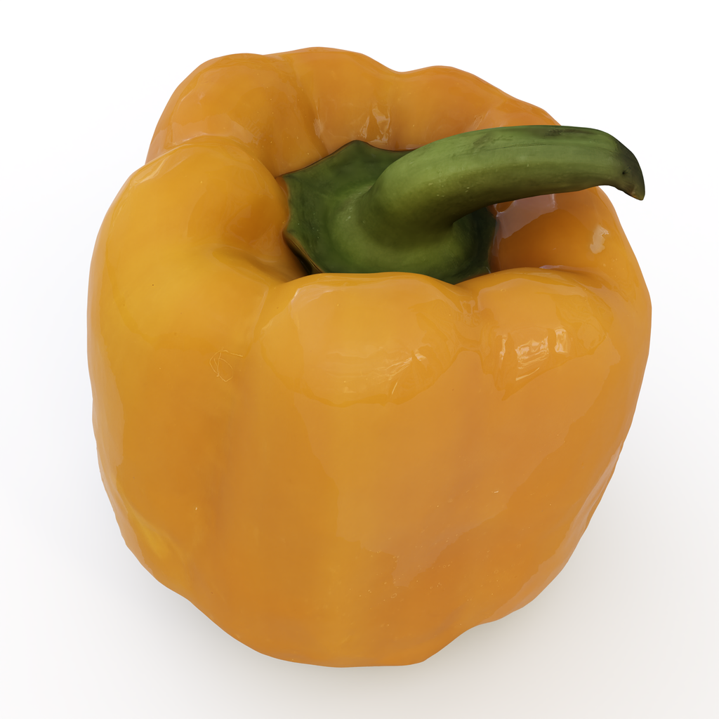 Bell pepper orange sweet kitchen food | Fruit & Vegetables models ...