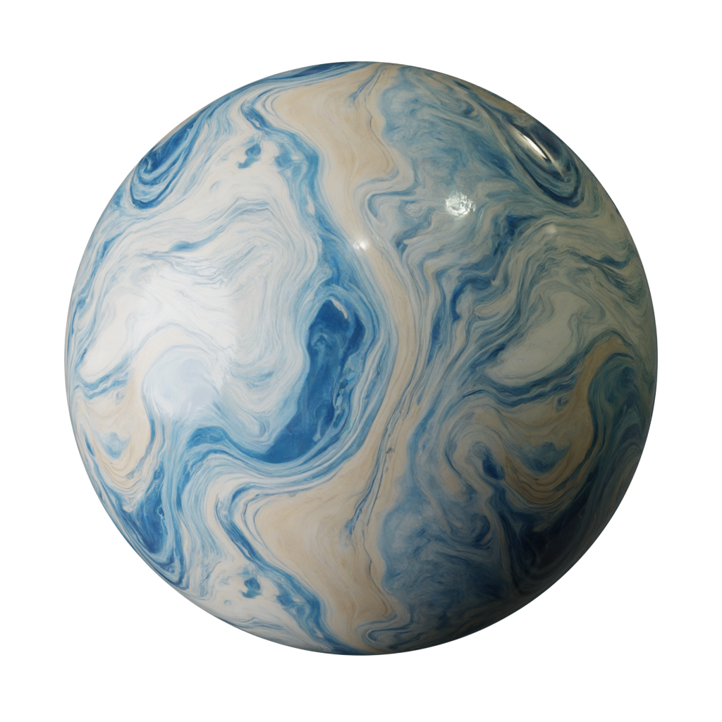 Sandy Blue Marble | FREE marble materials | BlenderKit
