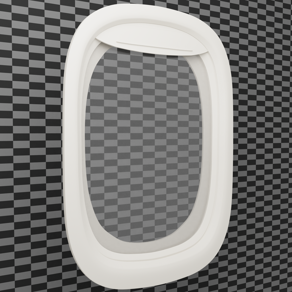 Airplane Window | FREE Aircraft Accessories & Parts models | BlenderKit