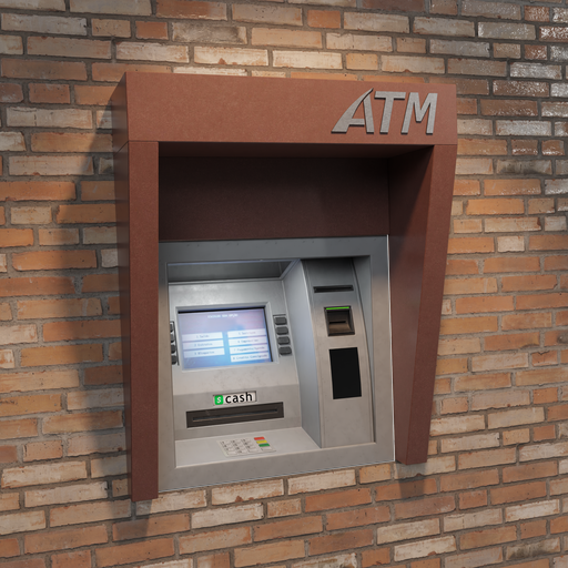 Atm 1 | Urban Environment models | BlenderKit