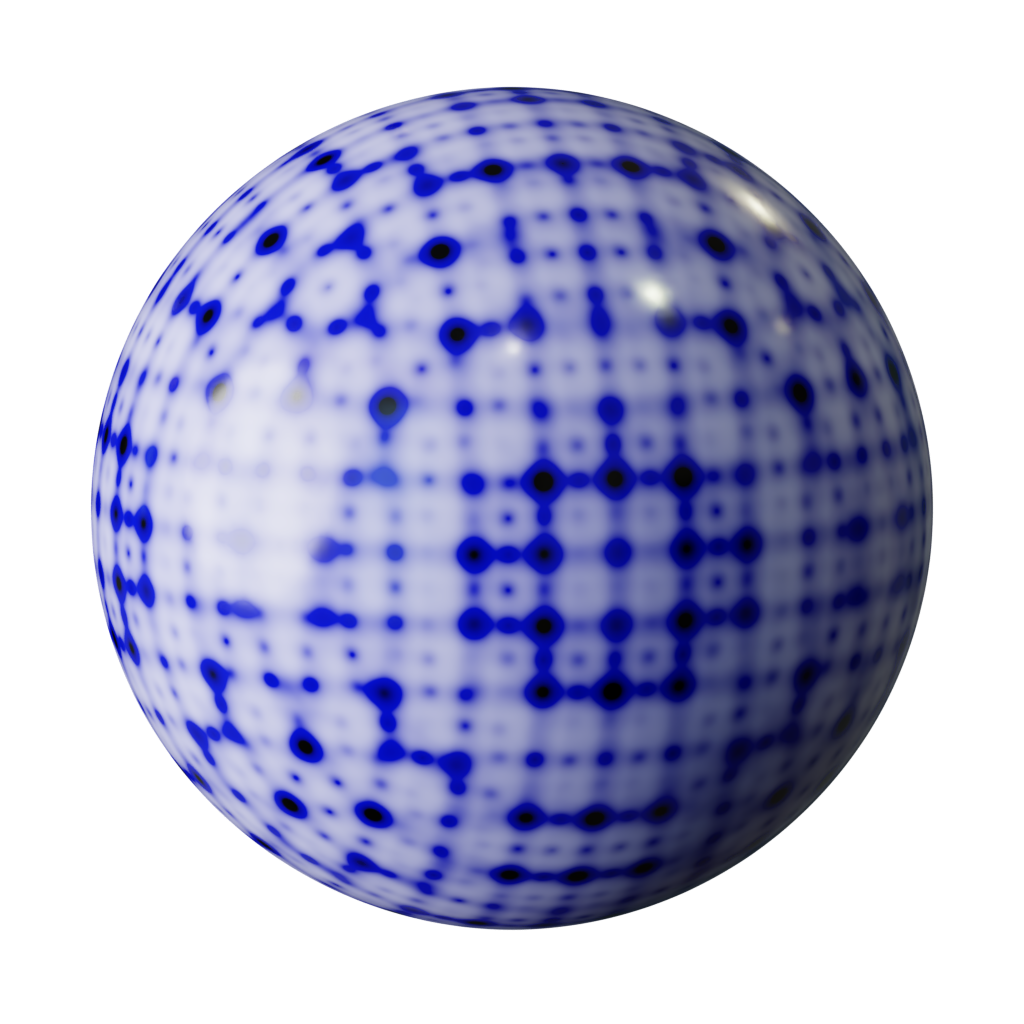 Dots Grid Gradient | FREE plastic materials | BlenderKit