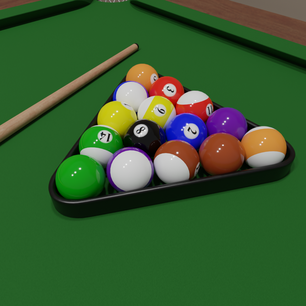 Pool Cue | FREE 3D Sport models | BlenderKit