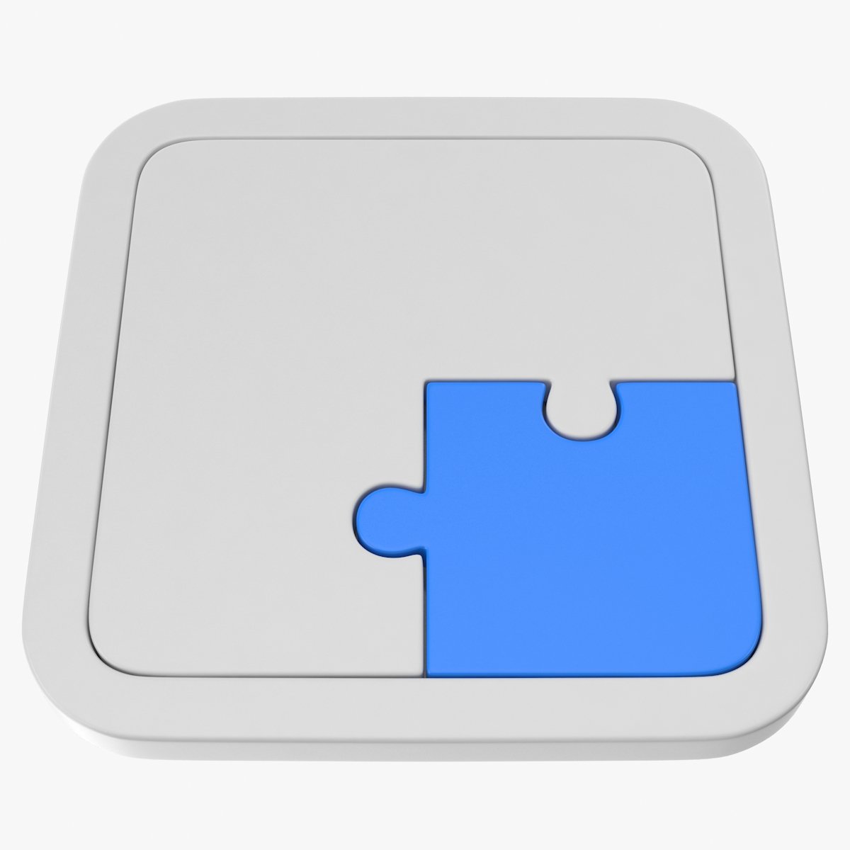 Puzzle 2 Pieces | Hobby Accessories models | BlenderKit