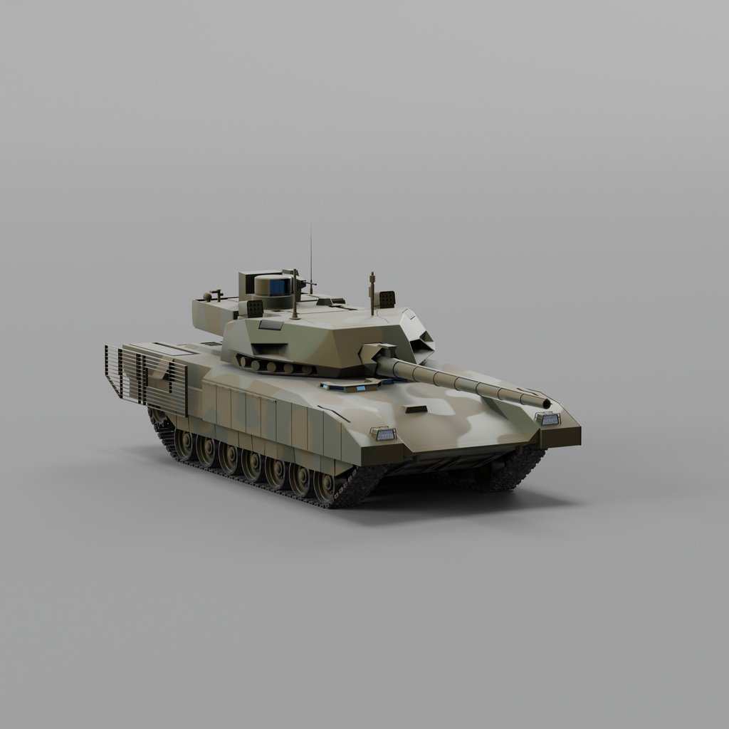 T14 Russian Armata | Military Vehicles models | BlenderKit