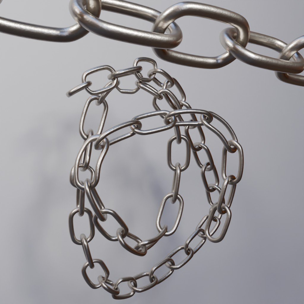 Unmodified metal chain | Interior Design models | BlenderKit