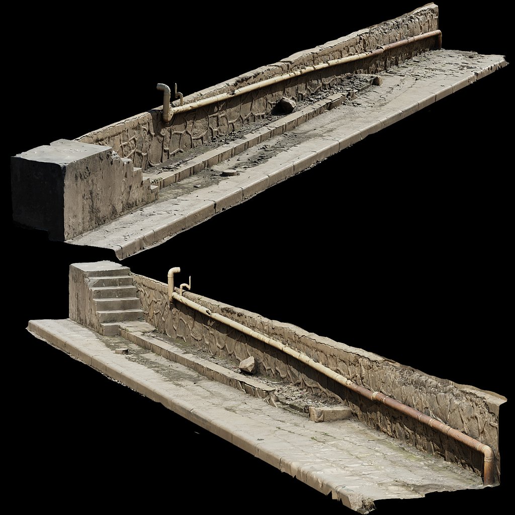 Scan Street Road broken | Urban Environment models | BlenderKit