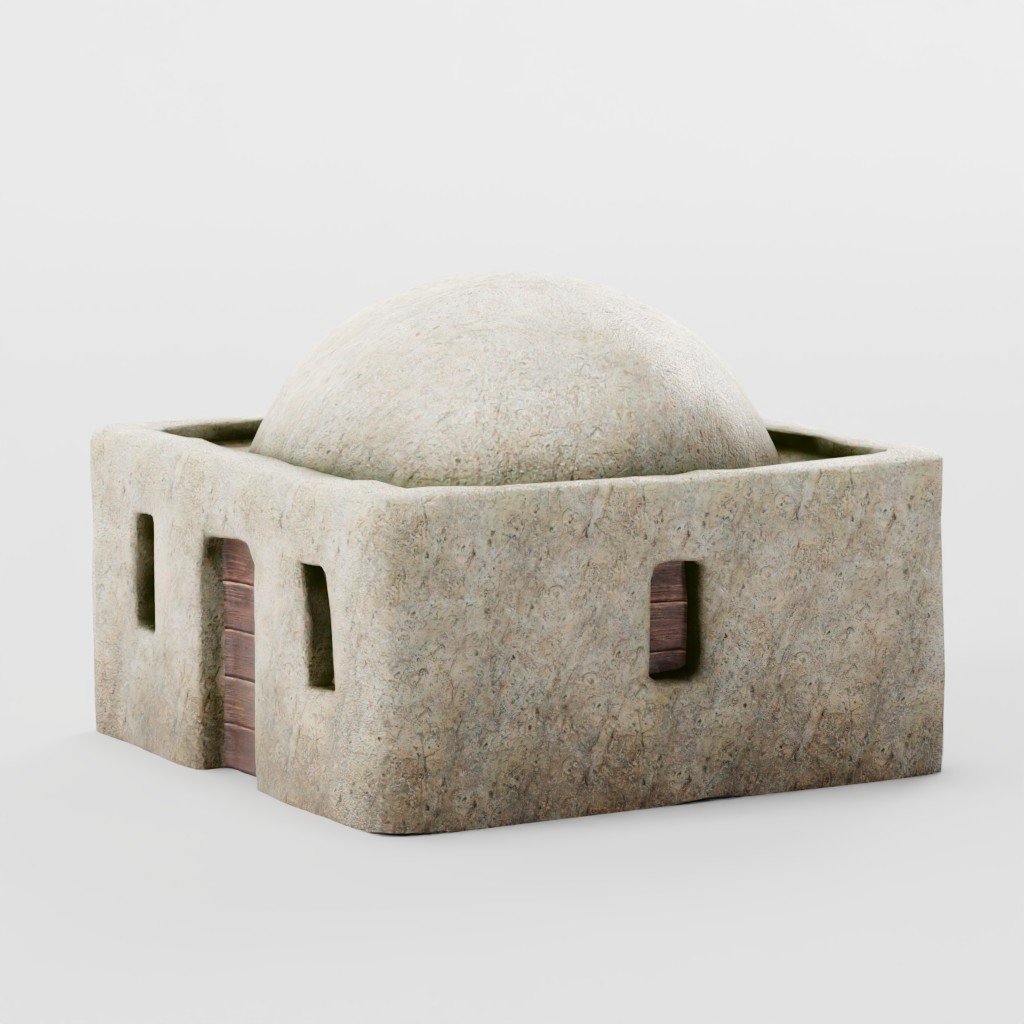 Ancient House | Historic Buildings models | BlenderKit