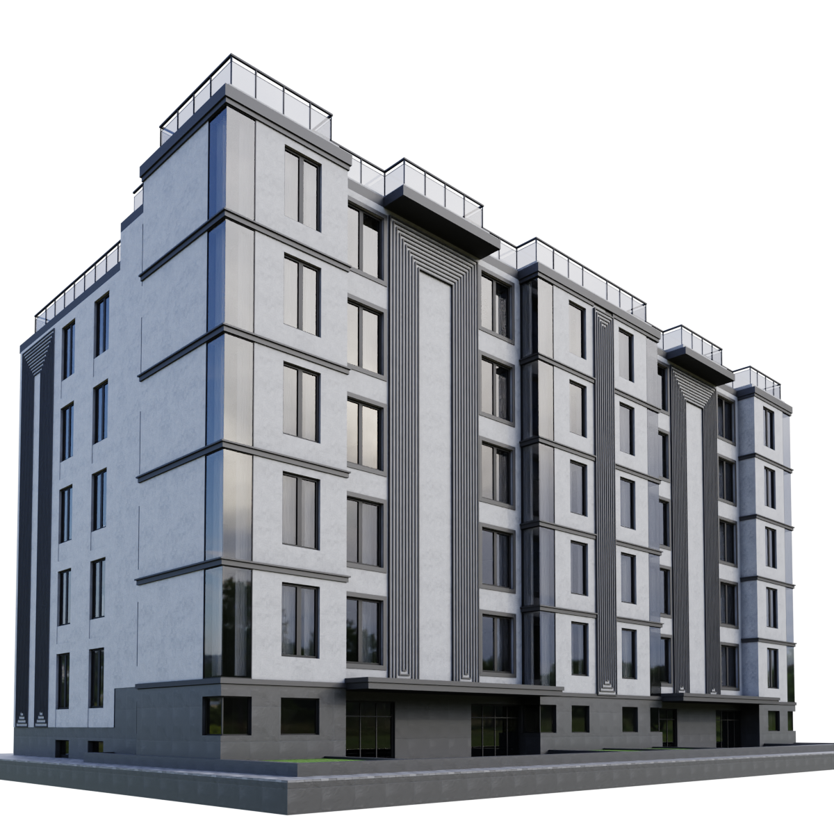 ResidentalBuilding | FREE Commercial Buildings models | BlenderKit