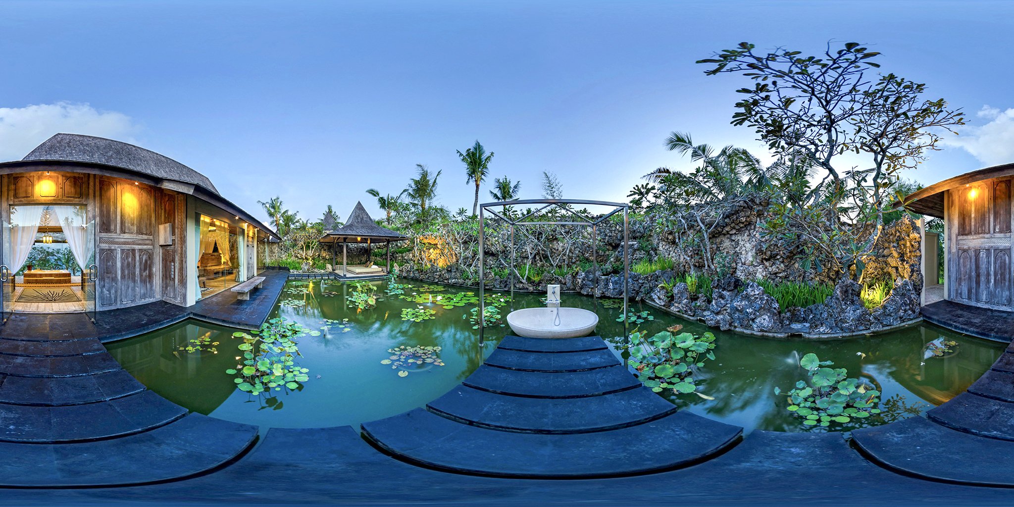 Courtyard | FREE Residential HDRis | BlenderKit