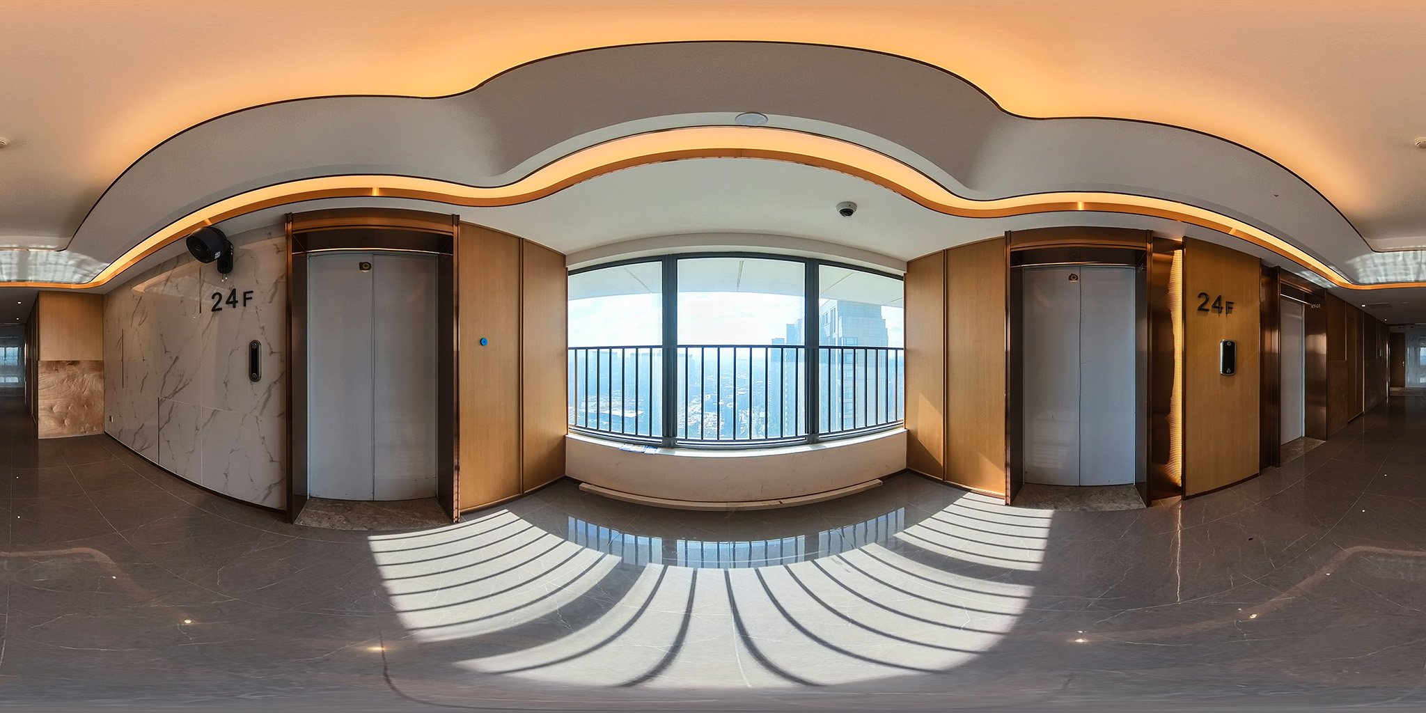 Daytime elevator room | FREE Public HDRis | BlenderKit