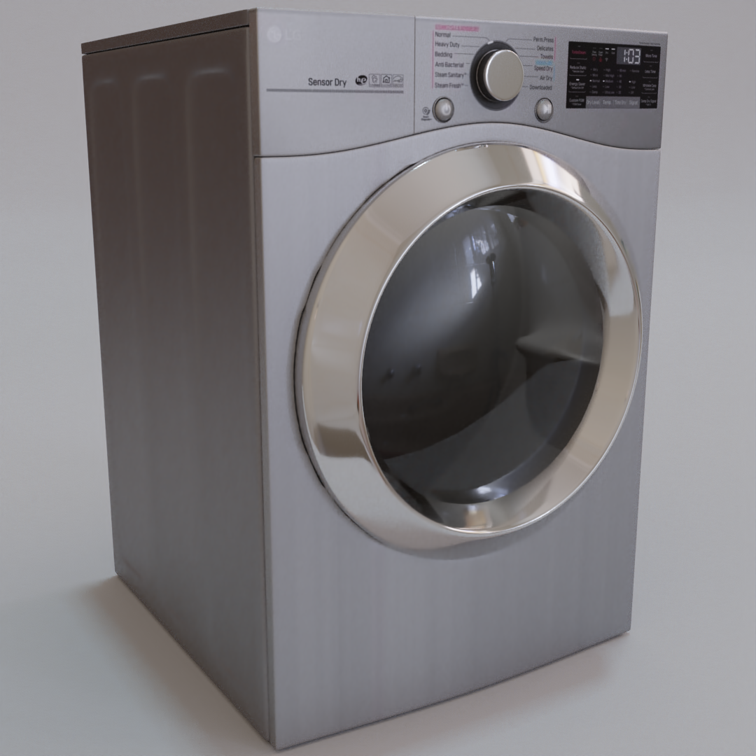 LG Dryer | FREE Laundry models | BlenderKit