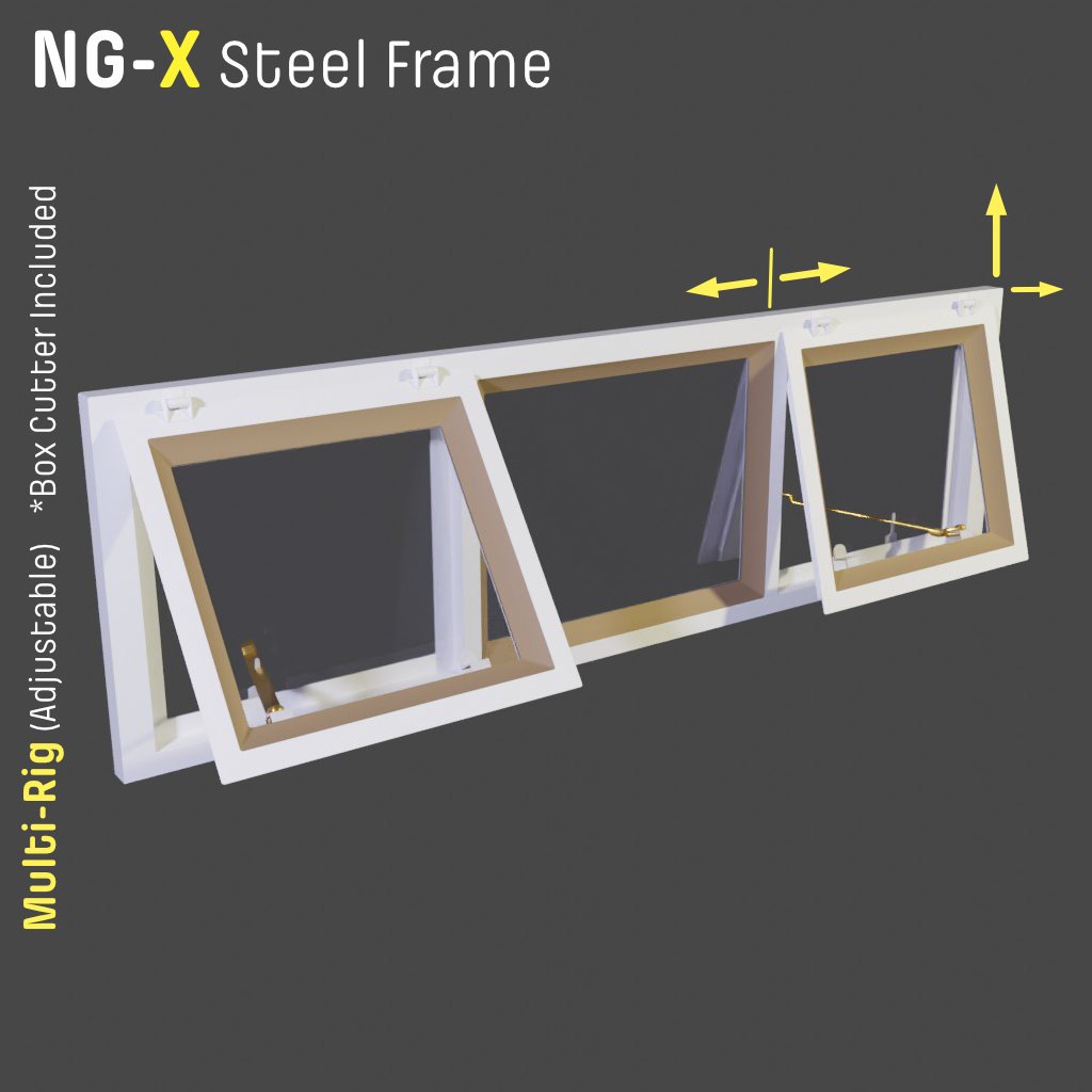 Window ND-X | FREE Windows models | BlenderKit