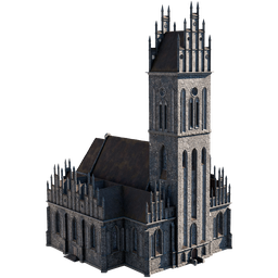 Gothic Church | Historic Buildings models | BlenderKit