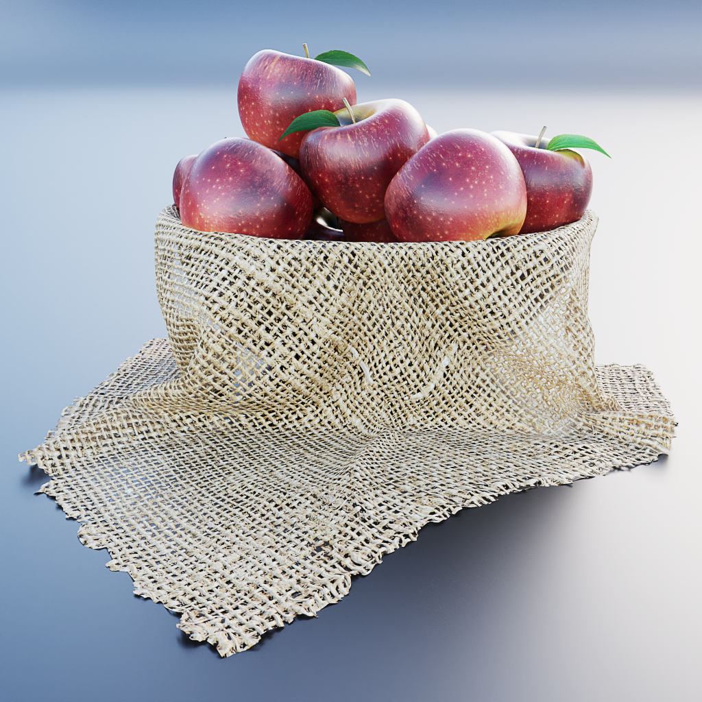 Apple Bowl | Fruit & Vegetables models | BlenderKit