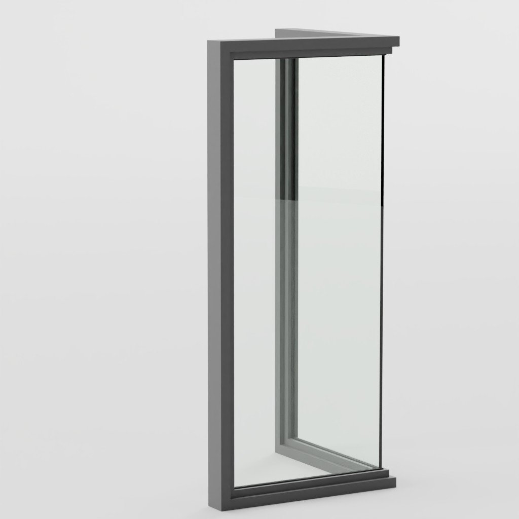 L-Shape Fixed Window | FREE Windows models | BlenderKit