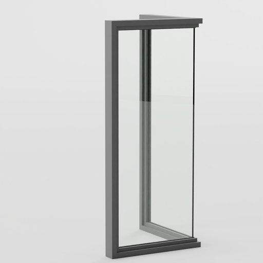 L-Shape Fixed Window | FREE Windows models | BlenderKit