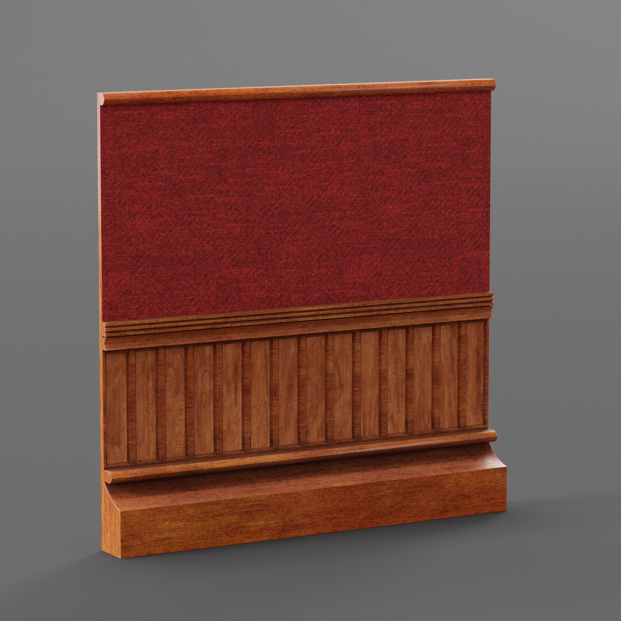 Modular Wooden Wall | Wood Panels models | BlenderKit