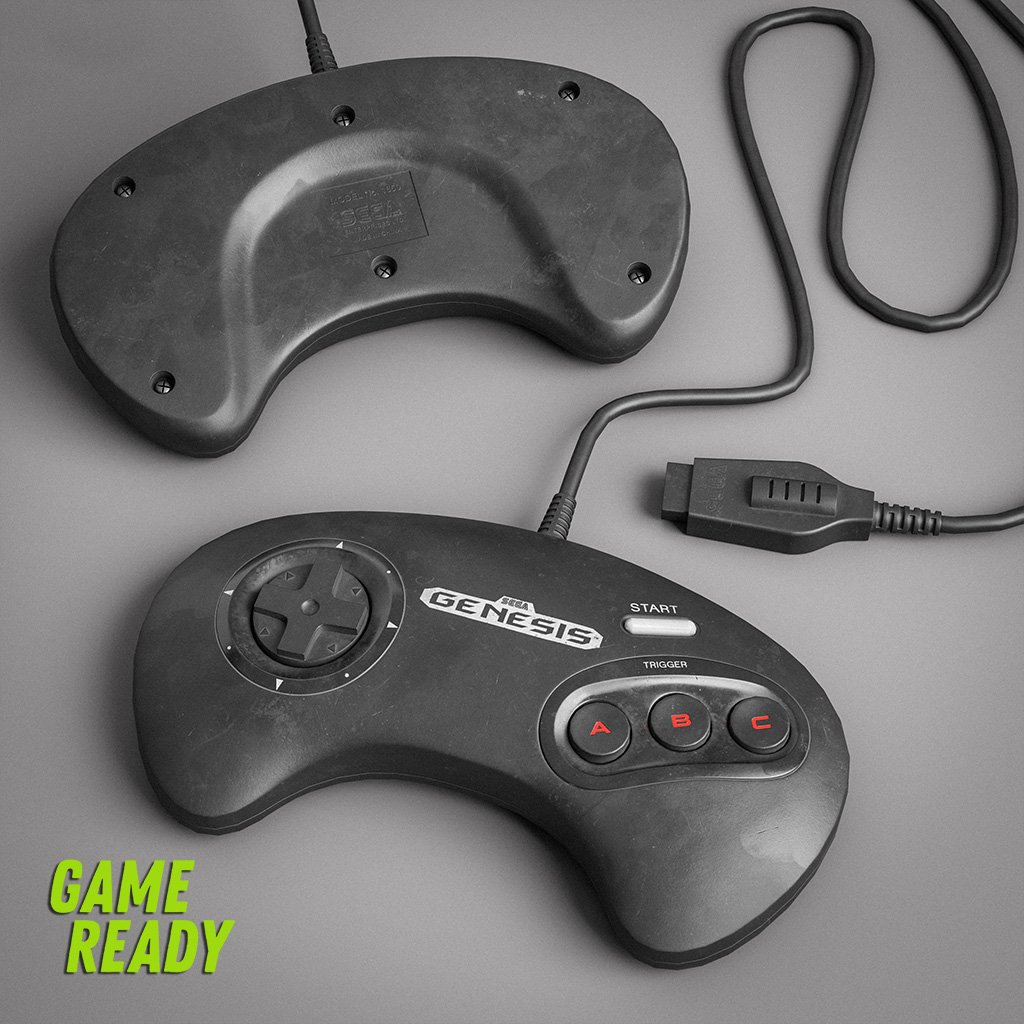 Genesis Console Control | Video devices models | BlenderKit