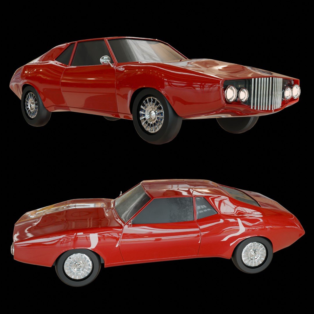 Red Car | Concept Cars models | BlenderKit